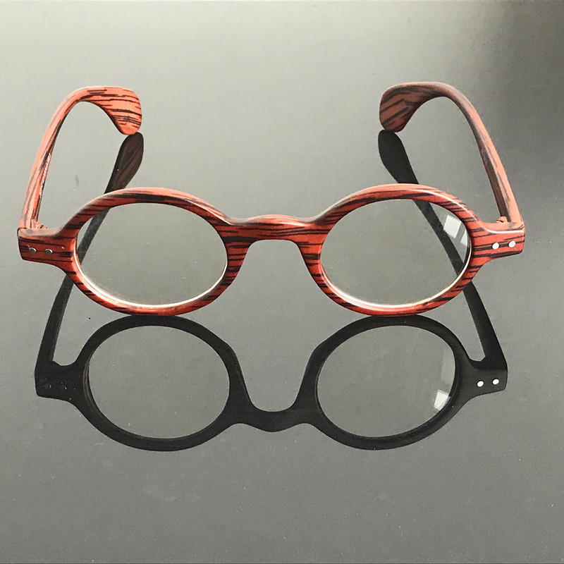 Vintage Small Round Eyeglass Frames Glasses Full Rim Spectacles Eyewear ...