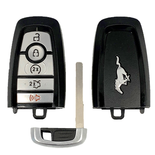 OEM Ford Keyless Remote 5Btn RS + Uncut Key Mustang M3N-A2C931426 ...