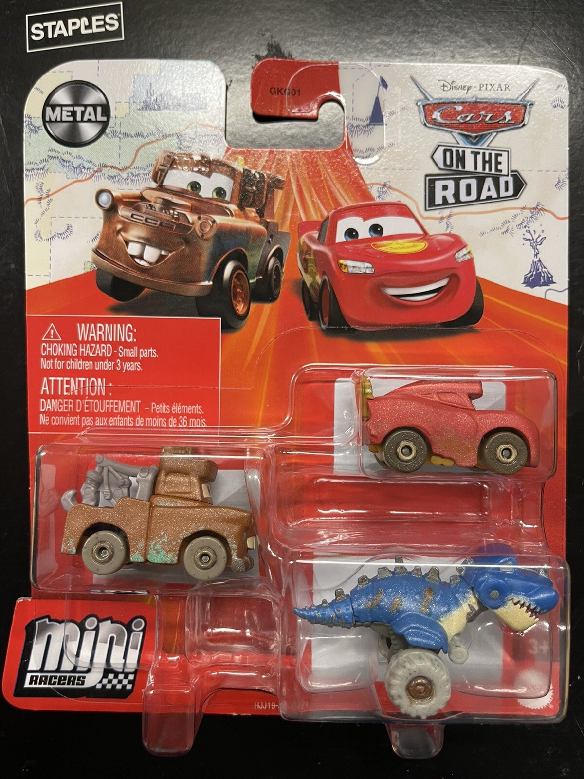 Disney Pixar Cars Mini Racers On The Road Cave McQueen, Cave Mater ...