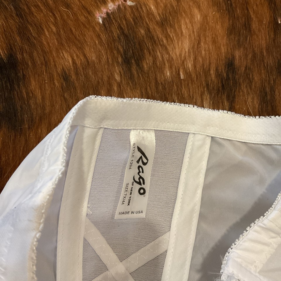 Rago Shapewear vintage 7x/44 Style 1294 | Open Bottom Girdle Extra Firm ...