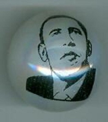 Barack Obama Glass 1" Logo Marble | eBay