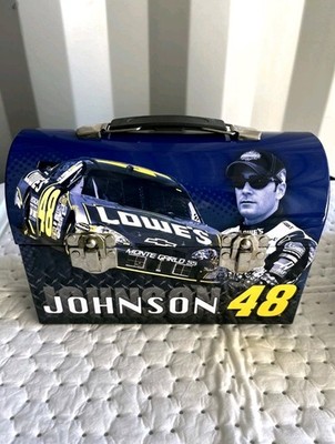 NASCAR Lowes 48 Full Size Collectible Metal Lunch Box/ Jimmie Johnson ...