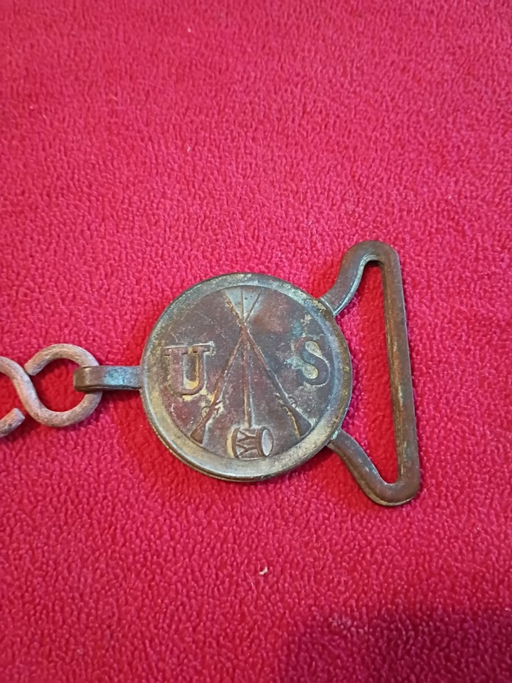 CIVIL WAR 1832 REGULATION INFRANTRY ENLISTED BELT BUCKLE PLATE Original ...