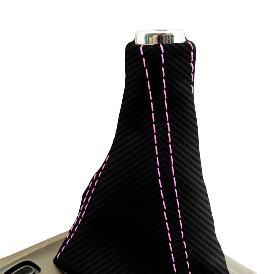 Fits 03-09 Lexus GX470 Carbon Fiber Automatic Shift Boot Pink Stitch | eBay