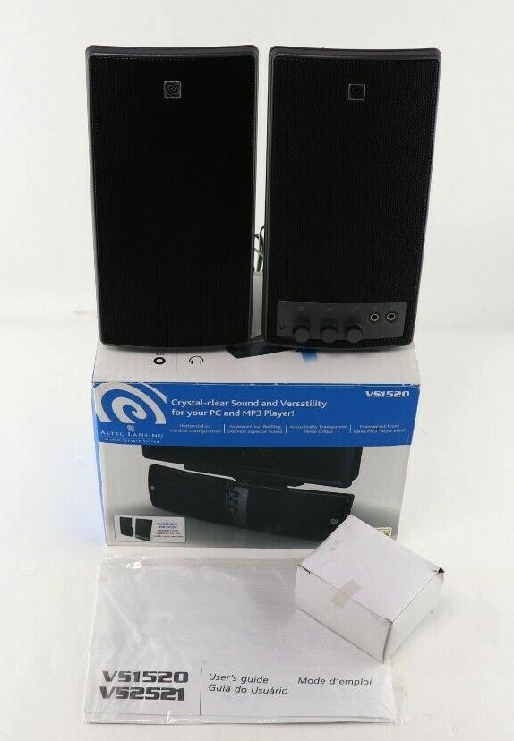 Altec Lancing VS1520 2.0 Computer Speakers w/Box | eBay