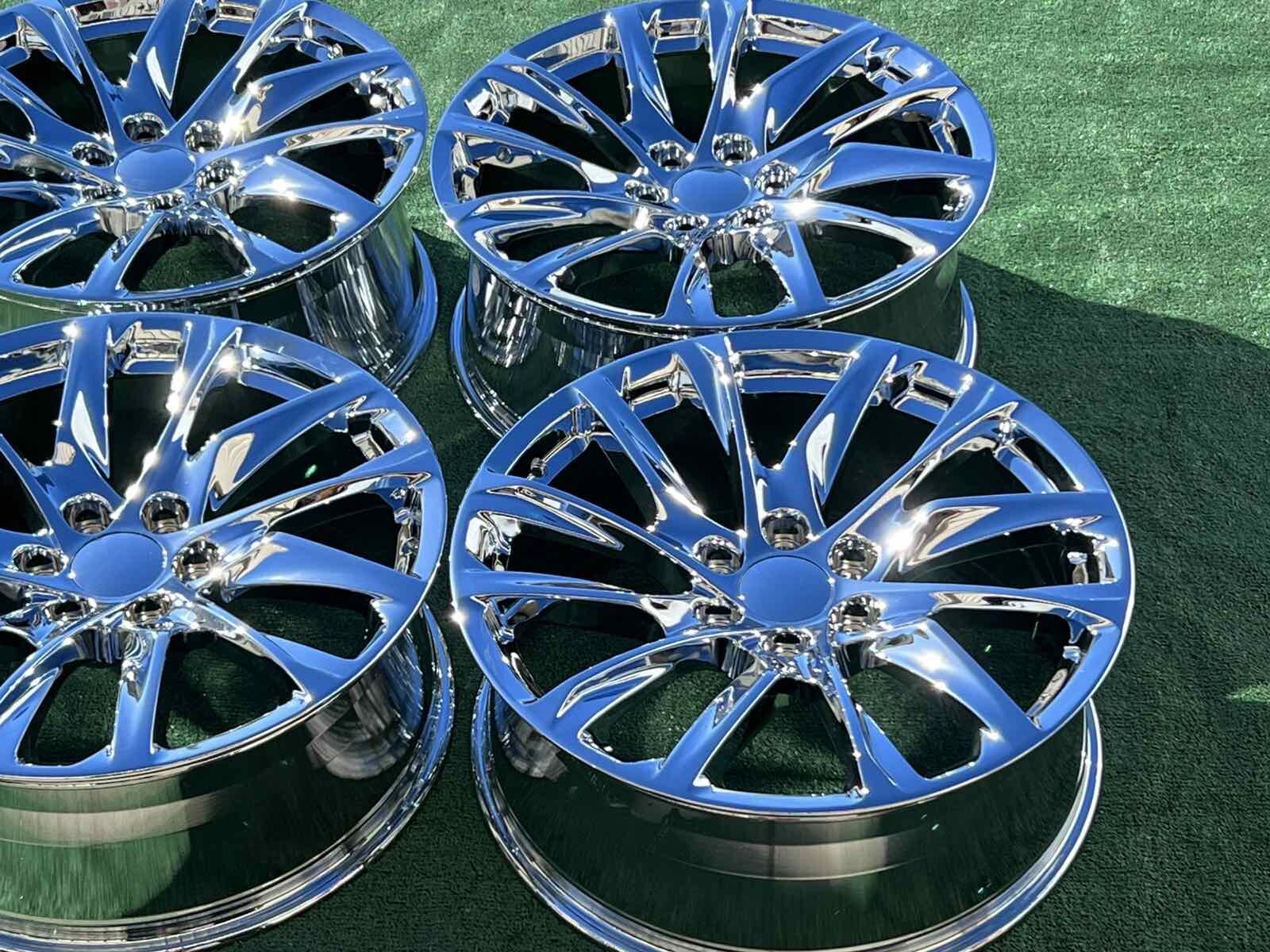 2024 22 Chrome Wheels Cadillac Escalade GMC Yukon Chevy Tahoe OEM Specs ...