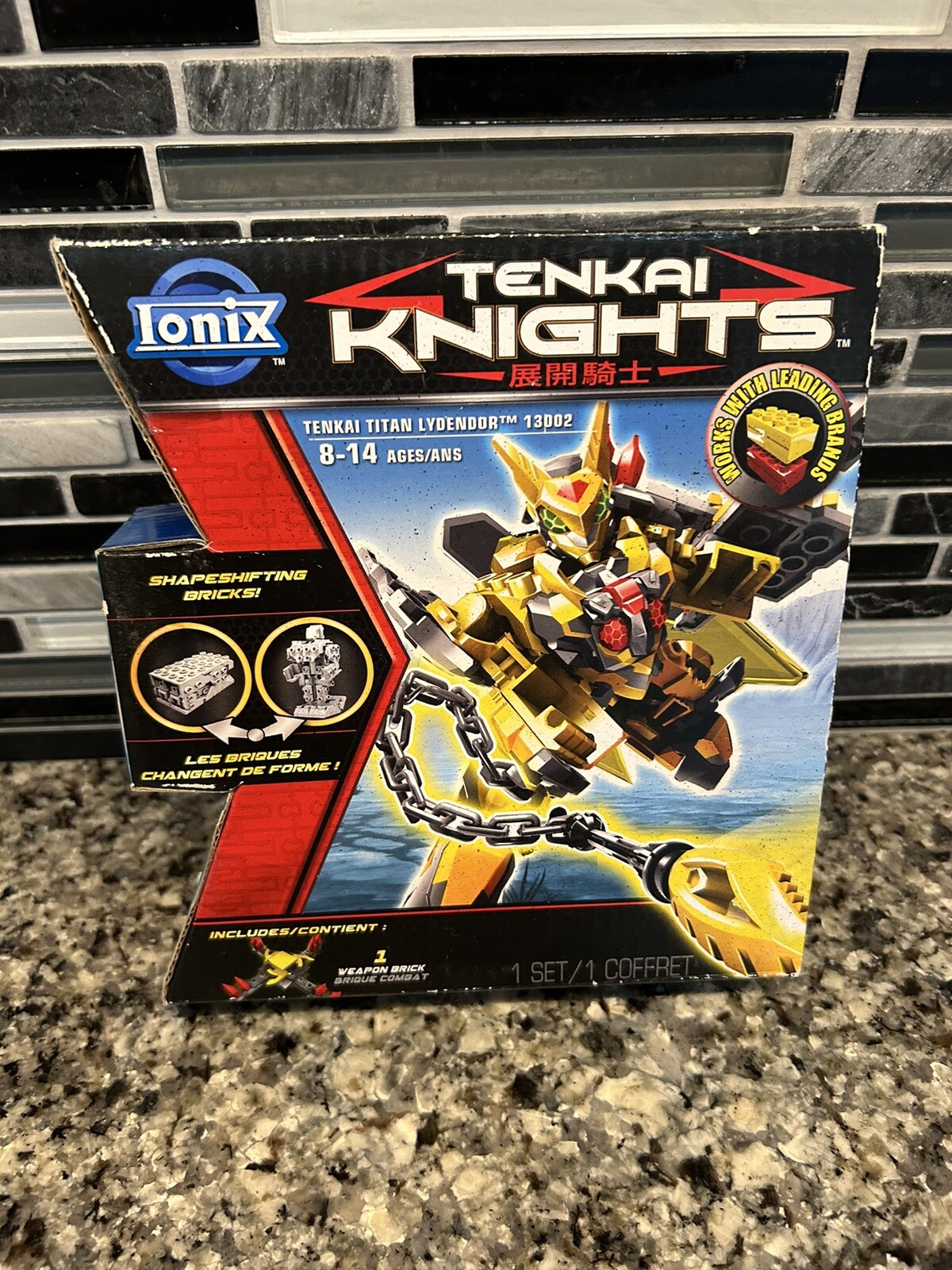 Tenkai Knights Titan Lydendor Brick Set 2013 IONIX Shape Shifting ...
