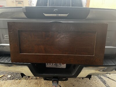 vintage quartersawn Oak Furniture (piano?) panel flat recessed design ...