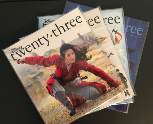 Disney D23 Magazine Lot of 4 - Spring, Summer, Fall, Winter 2020 | eBay