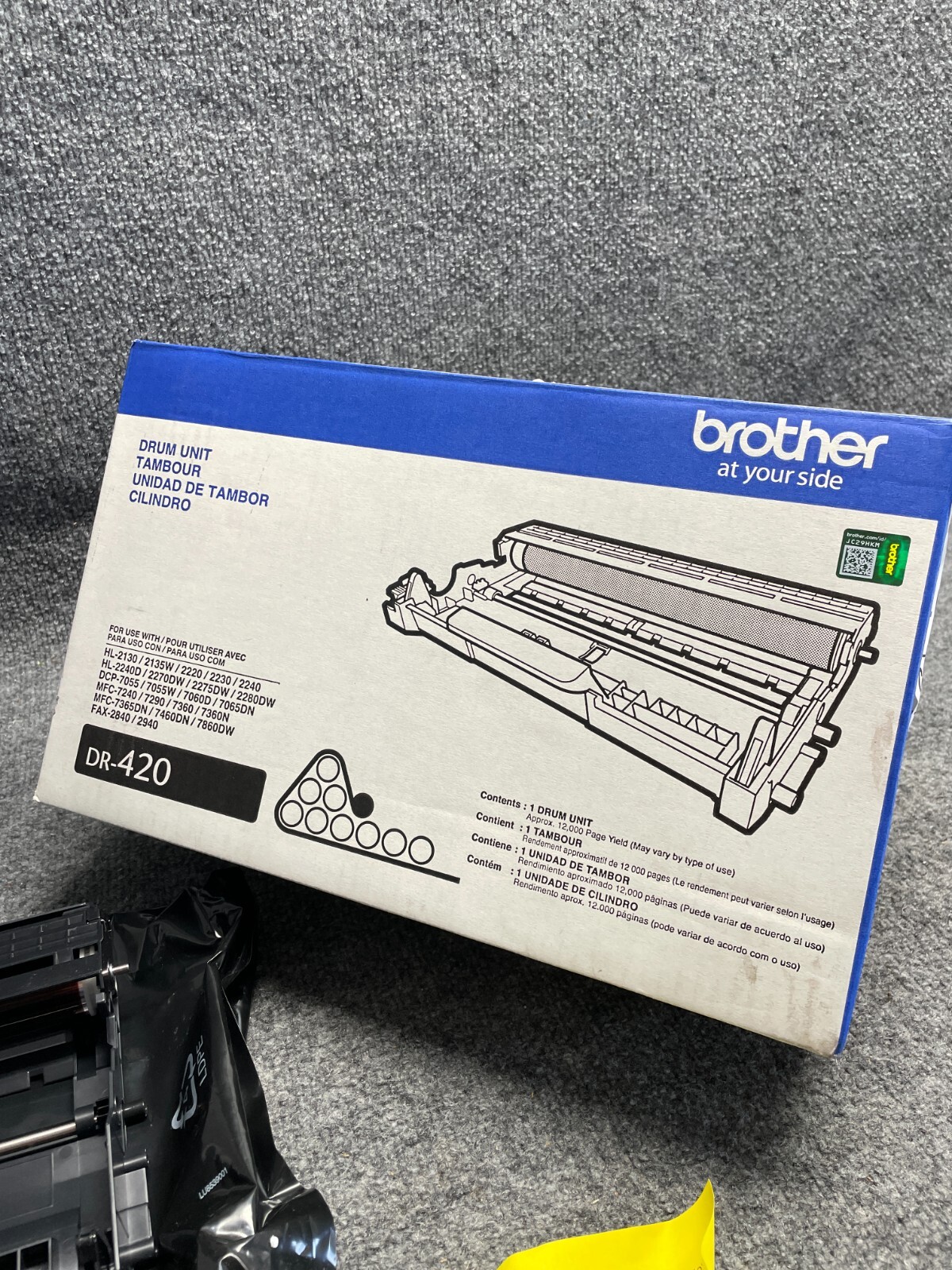 Genuine Brother DR-420 Drum Unit Black DR420 - Authentic OEM ...