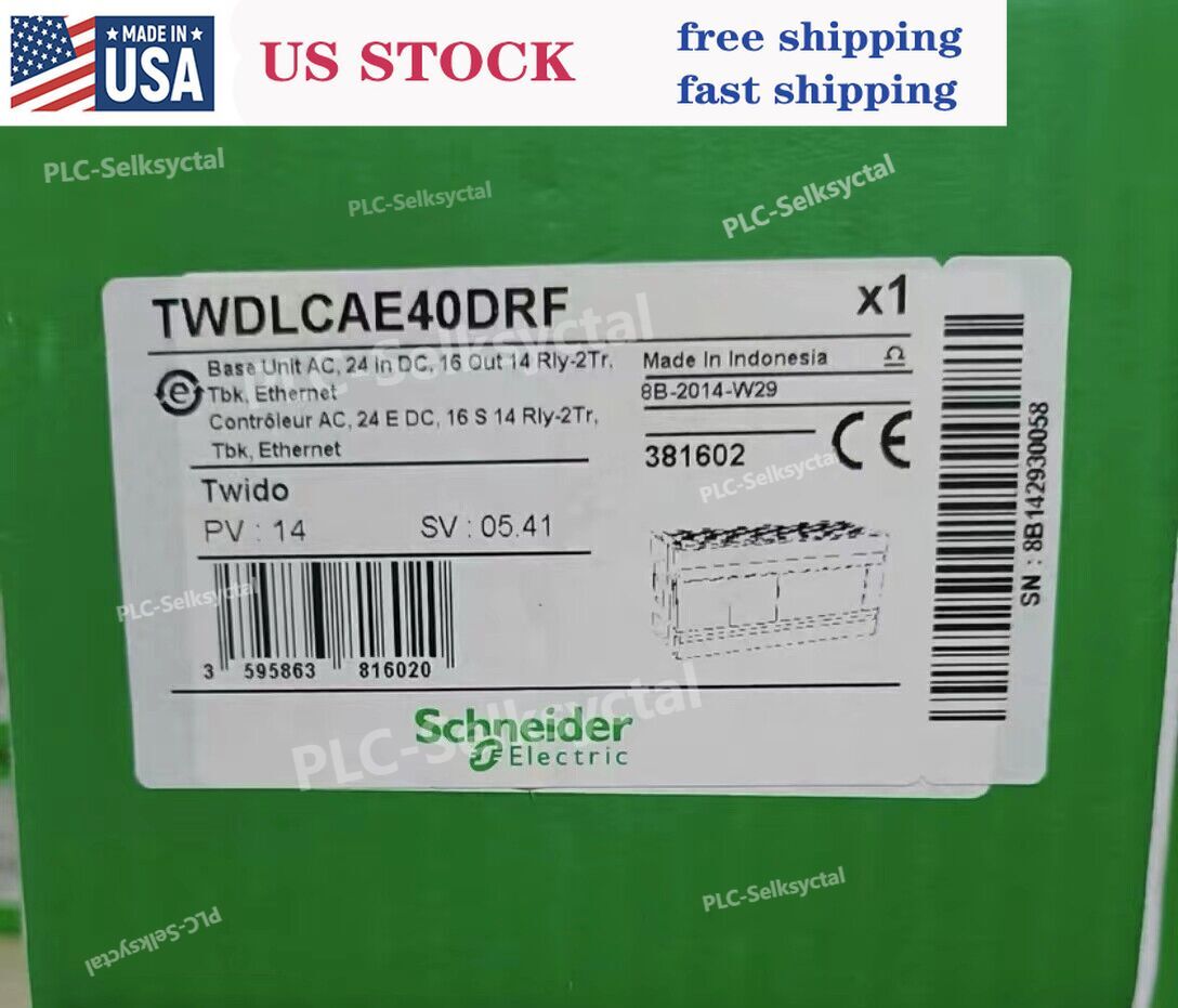 Schneider Twido TWDLCAE40DRF PLC 24 In Programmable Logic Controller ...
