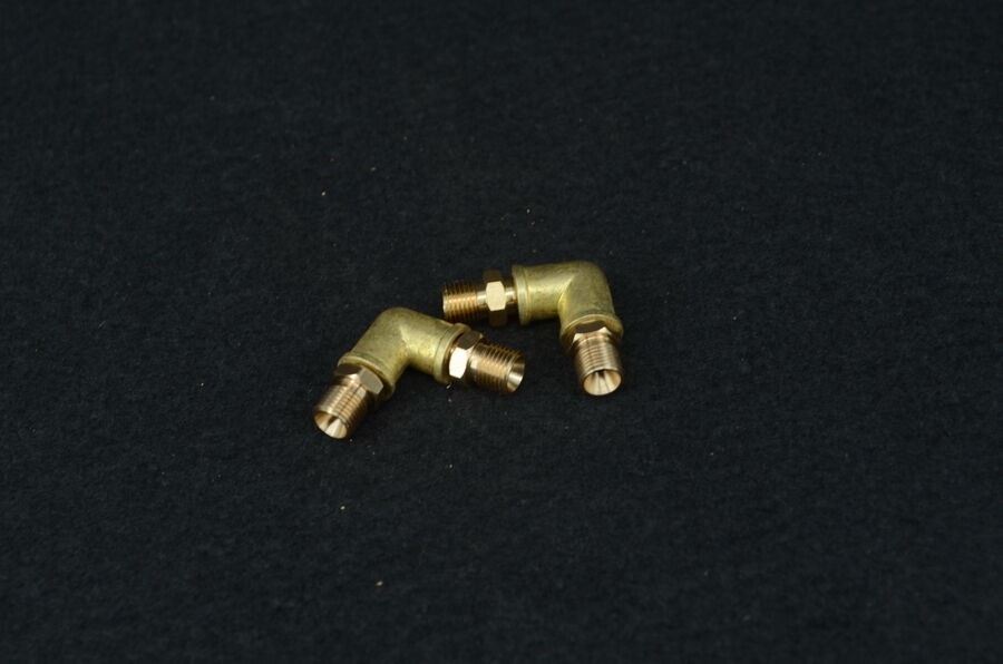 2p 1/4 x 40 TPI Pipe 90 Degree Elbow Connector for Live Steam Model ...