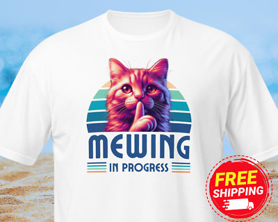 Funny Mewing Shirt Unisex Mew Rizzler Gyatt Bruh Sigma Rizz Shirt Gen Z ...
