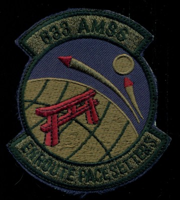 USAF 633th AMSS Maintenance Squadron Patch T&B | eBay