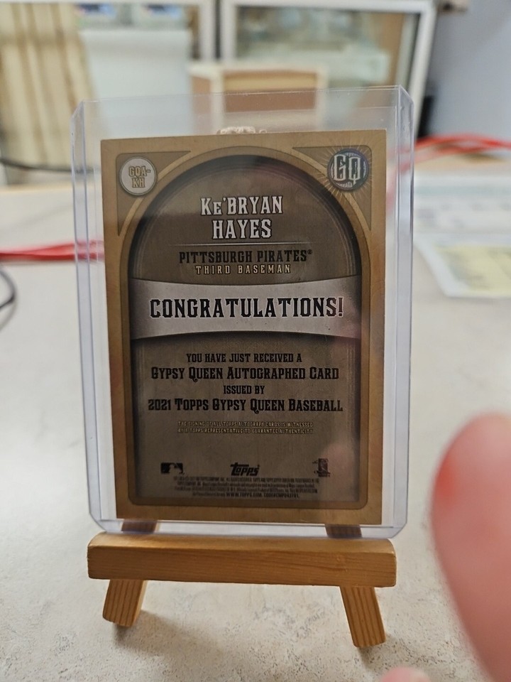 2021 Topps Gypsy Queen KE'BRYAN HAYES Rookie Card RC Auto #GQA-KH ...