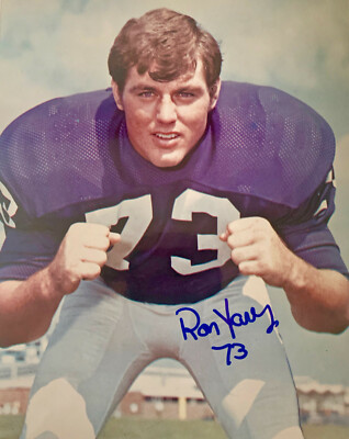 RON YARY Minnesota Vikings HOF'er signed Color 8x10 #1 W/COA | eBay