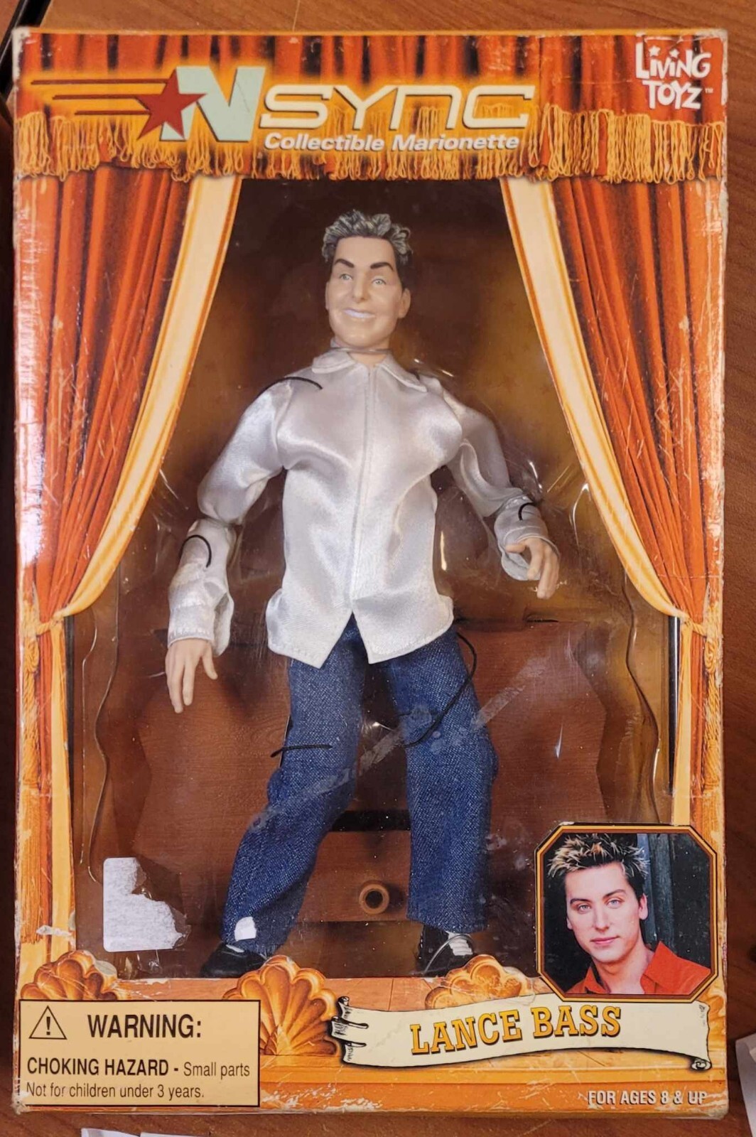 LOT OF 4 NSYNC Dolls Living Toyz Collectible Marionettes in Rough Boxes ...