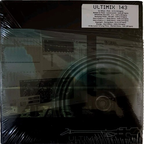 ULTIMIX 143 (2) X 12" VINYL PROMO-AC/DC, PINK, KATY PERRY, MARIAH CAREY ...