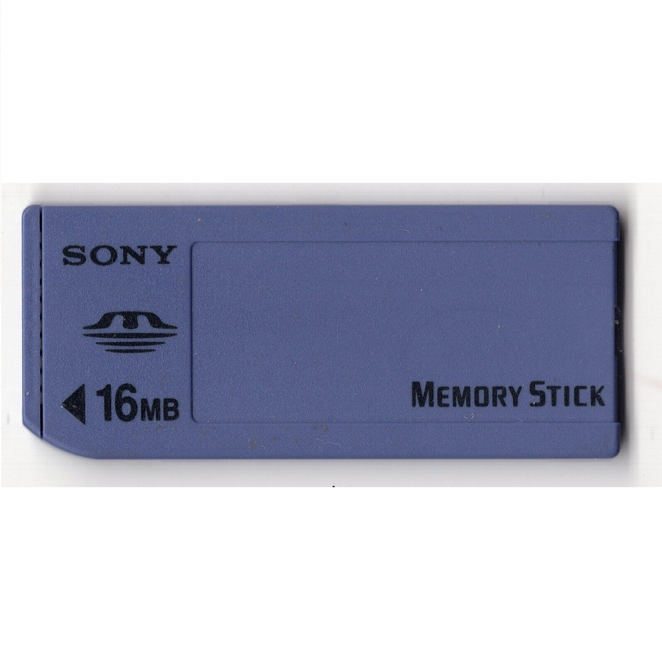 Genuine Sony 16MB/128MB Memory Stick MS Card, Long MS, For Sony Camera ...