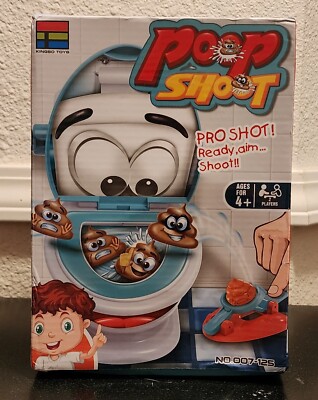 Projectile Toilet Game Projectile Poop Spoof Toy Parent-Child ...