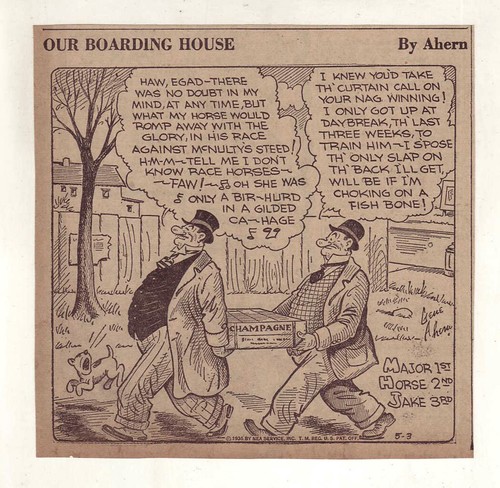 Our Boarding House by Gene Ahern - 25 large daily comic panels from May ...