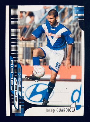 2001-02 Panini Calcio Cards 2002 # 18 Josep Pep Guardiola Brescia card ...