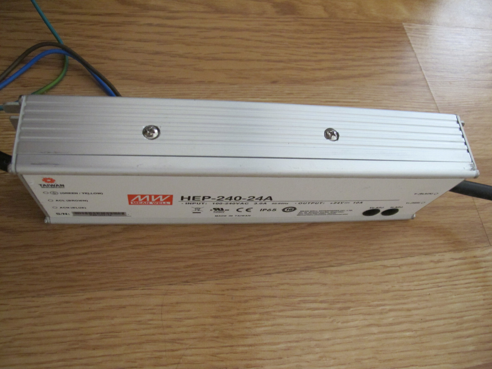 Mean Well HEP-240-24A 24V 10A 240W Harsh Environment Power Supply LED ...