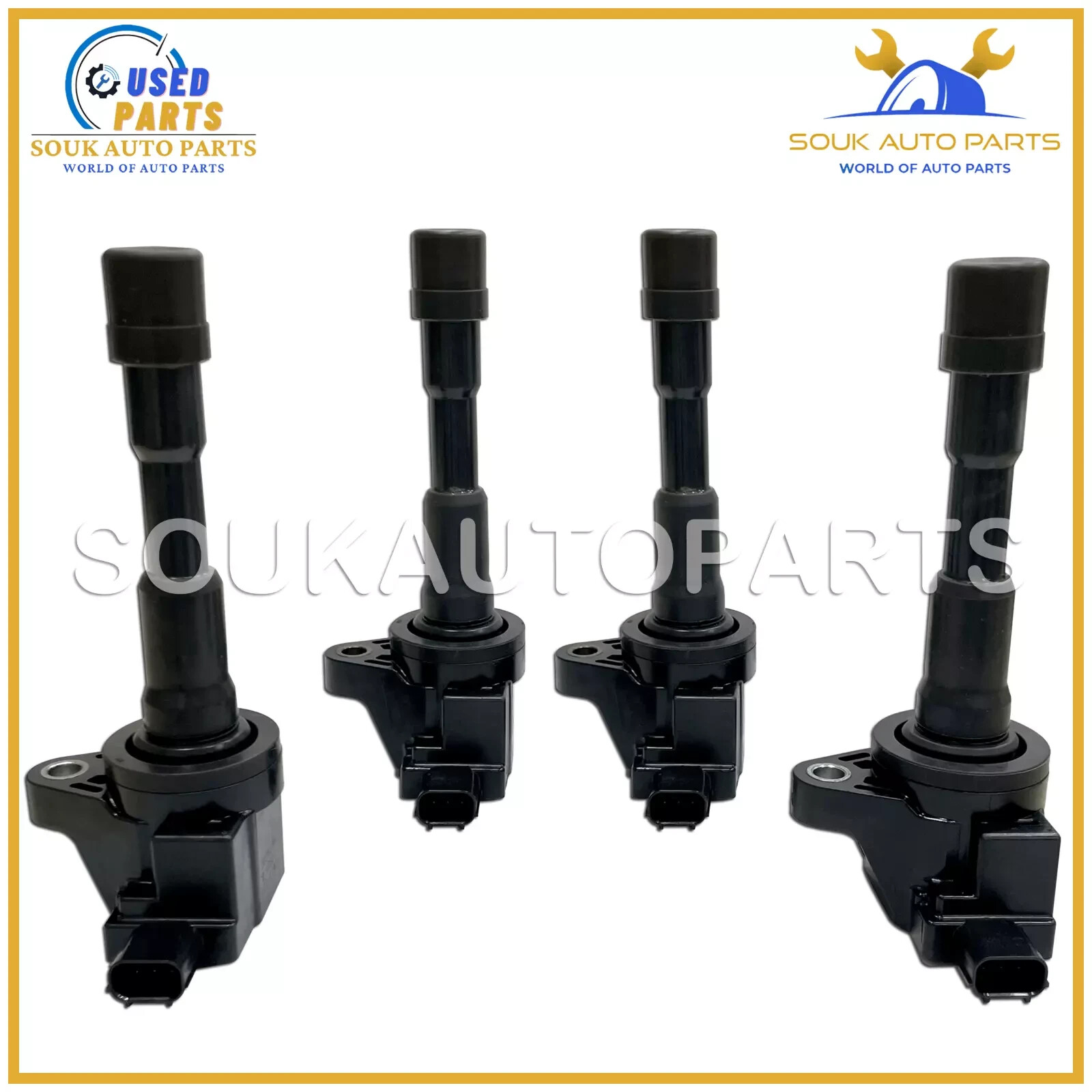 30520-RBJ-003 IGNITION COIL SET OF 4 Pcs For Honda JAZZ Insight Hybrid ...