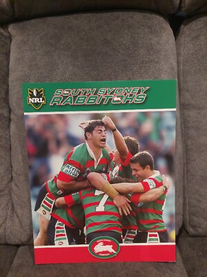 NRL South Sydney Rabbitohs 2005 Australia Post 10 Stamp Book Pack ...