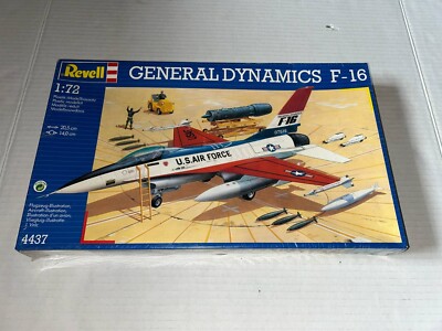 Revell General Dynamics F-16 Fighter Jet 1/72nd Model Kit 4437 BRAND ...