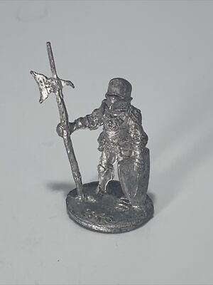 Ral Partha 01-043 v2 DISMOUNTED ARMORED KNIGHT Vintage 1977 Metal ...
