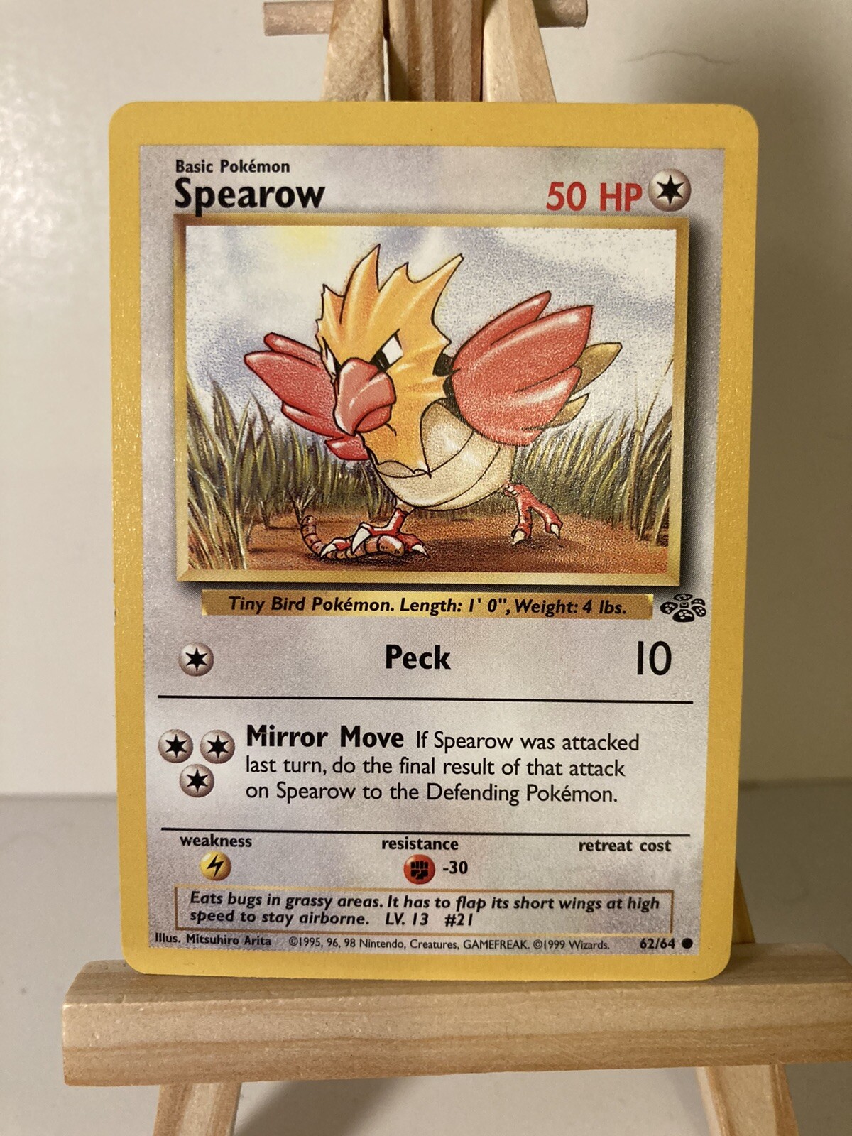 SPEAROW - Base Set 2 - 92/130 - Common - Pokemon Card - Unlimited ...
