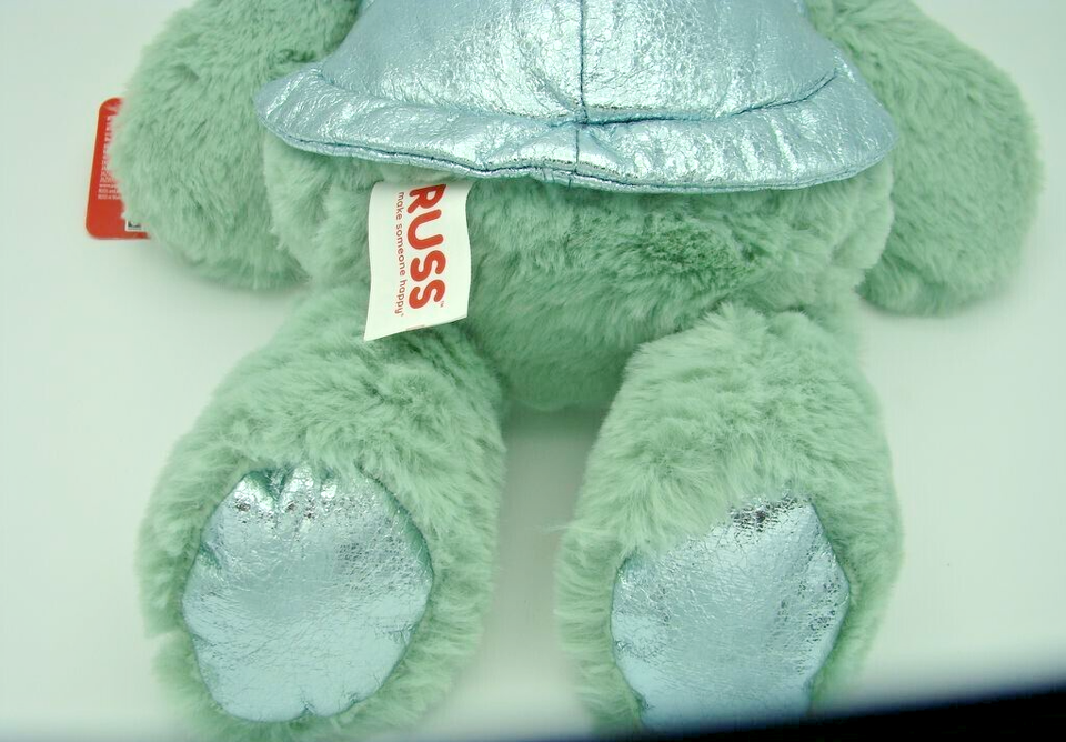 Russ Turtle Plush Stuffed Animal Super Soft Toy Soft 13" with Crackle ...