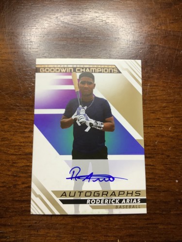 2022 UD GOODWIN CHAMPIONS AUTOGRAPH RODERICK ARIAS BASEBALL YANKEES | eBay