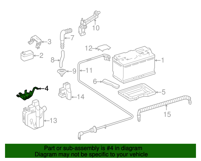 NEW MERCEDES-BENZ R CLASS LOWER BATTERY TRAY BRACKET A2515410040 ...