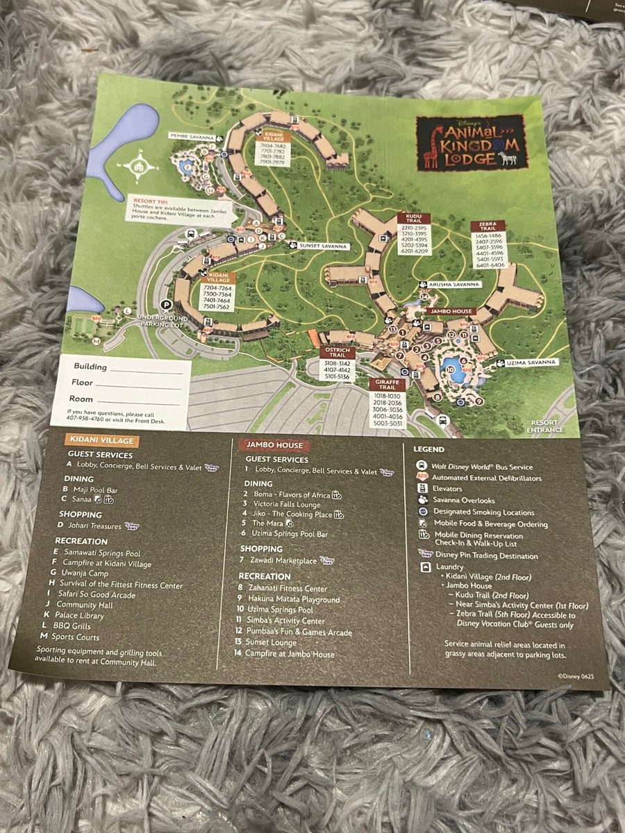 Animal Kingdom Lodge Map Disney's Animal Kingdom Lodge | Disney Hotels