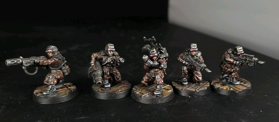 Pro Painted 40k Elysian Drop Troops Astra Militarum Kill Team | eBay