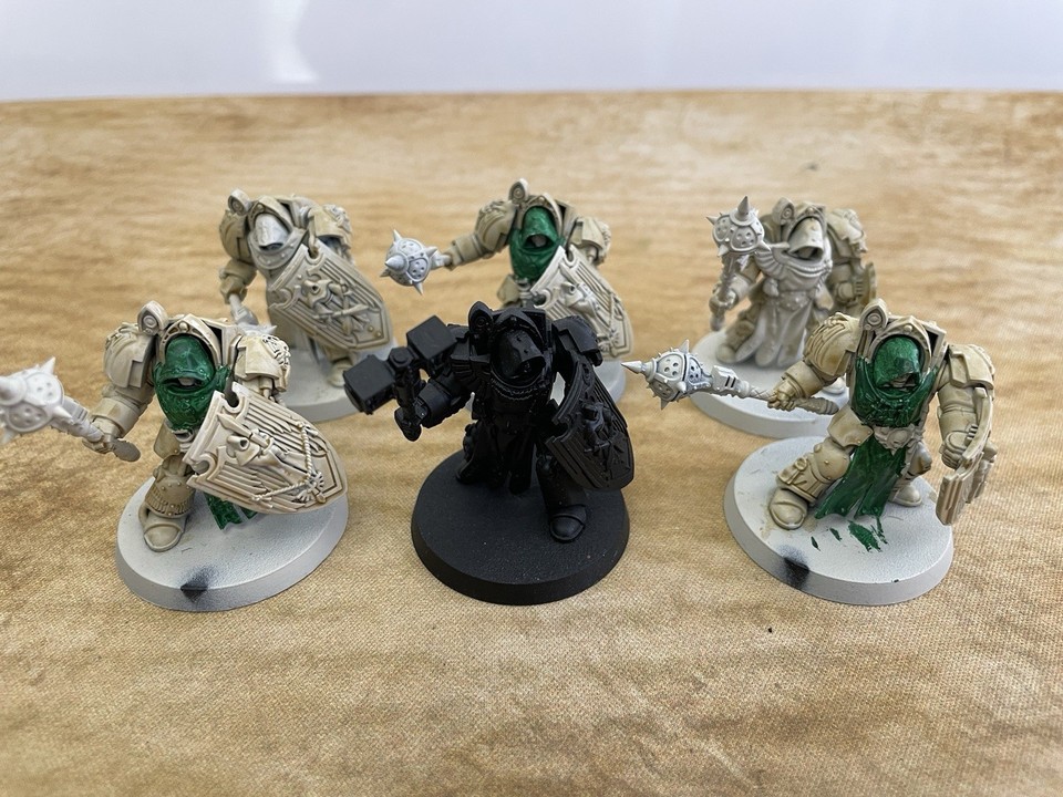 Warhammer 40k Deathwing Knights x6 Dark Angels Terminators Space ...