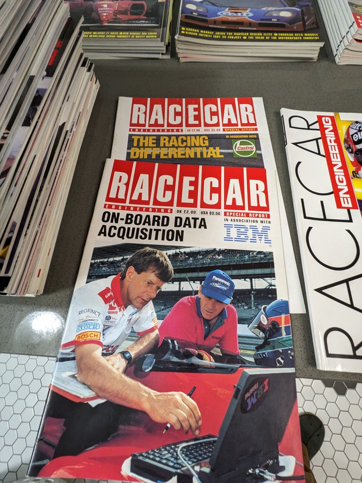 racecar engineering magazine set library 1992-1999 race car | eBay