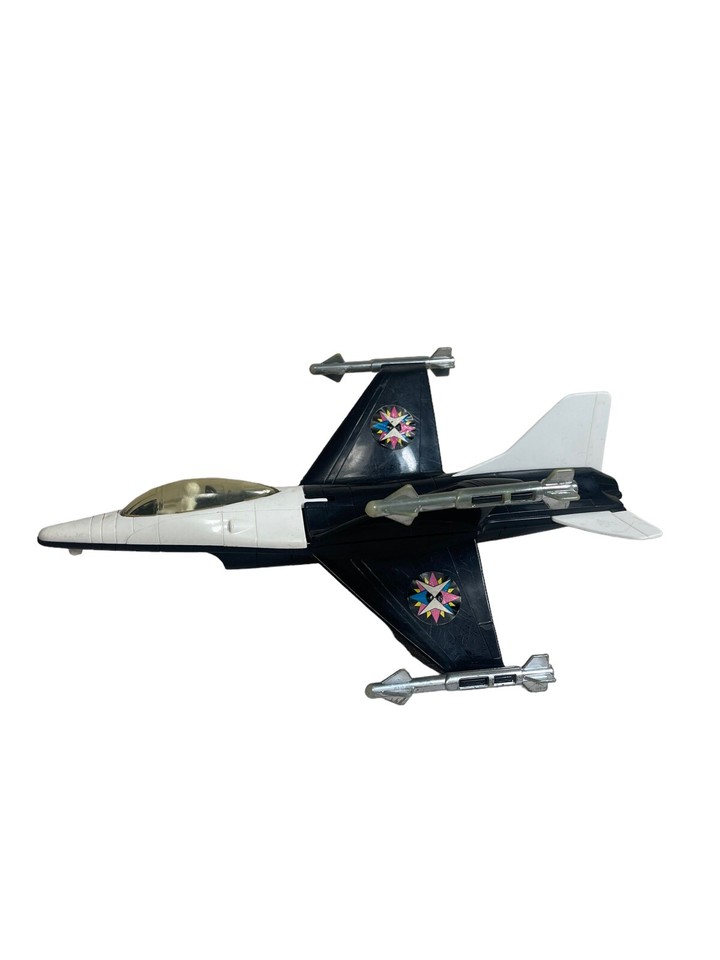 VINTAGE 70S PROCESSED PLASTICS SPACE AGE X-WING JET FIGHTER PLANE MODEL ...