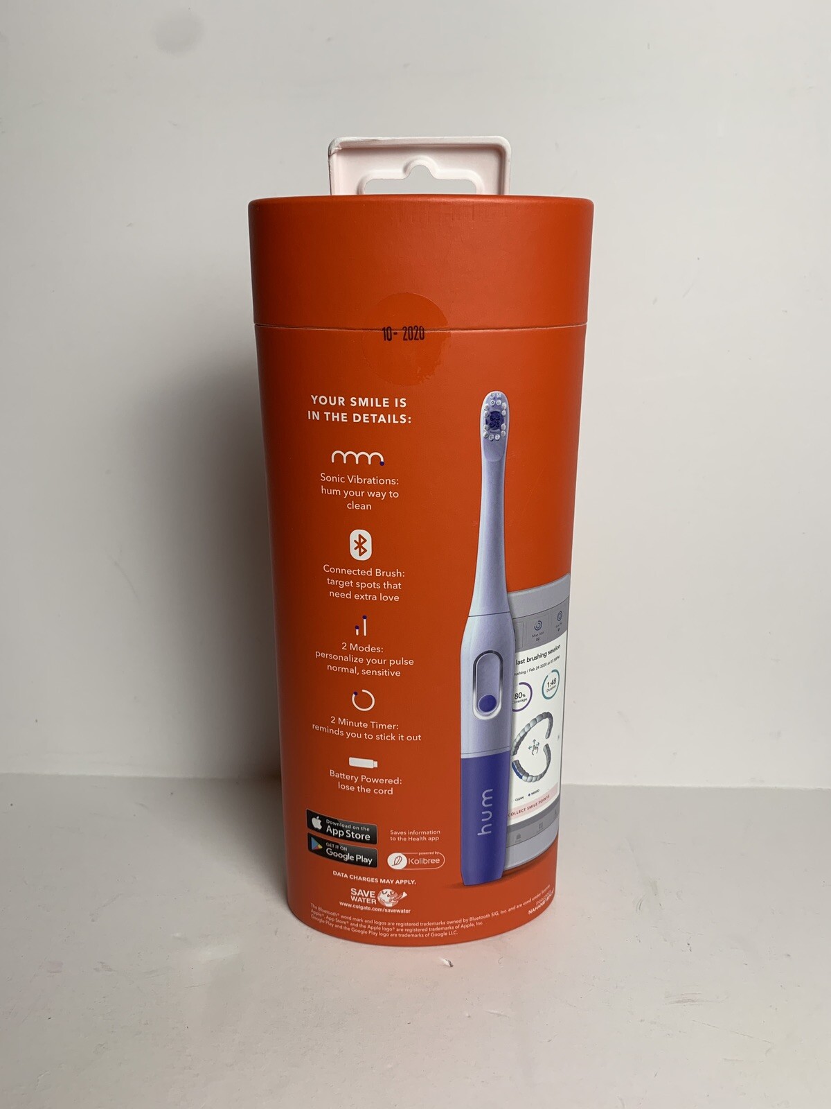 NEW hum Colgate Smart Battery Toothbrush Kit Sonic Toothbrush &Travel ...