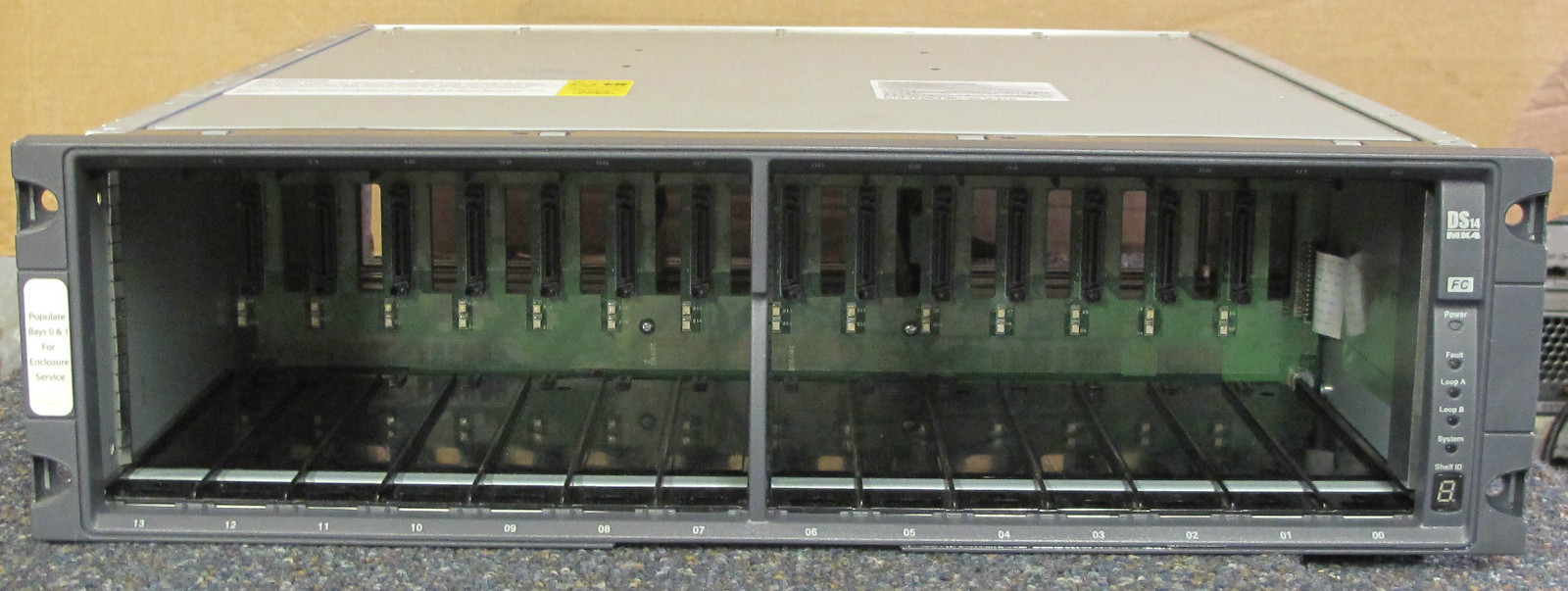 Network Appliance NetApp DS14 MK4 14x Bay Hard Drive Expansion Array ...