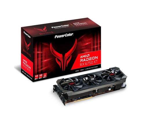 PowerColor Red Devil AMD Radeon RX 6750 XT Graphics Card with 12GB ...