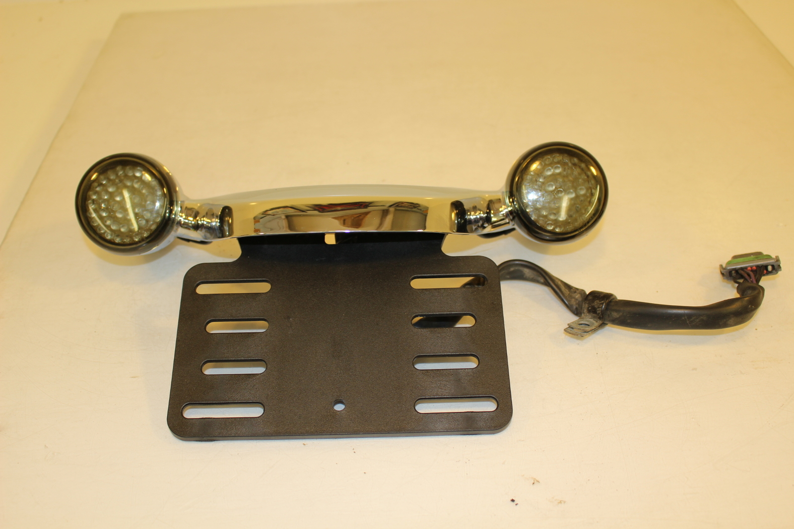 HARLEY DAVIDSON OEM TOURING LED REAR SIGNAL LIGHTS & LIC PLATE BRAKET ...