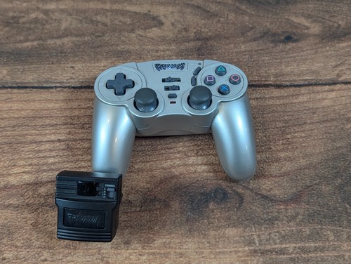 Sony Playstation 2 Controller WIRELESS Silver Predator PS2 Tested and ...