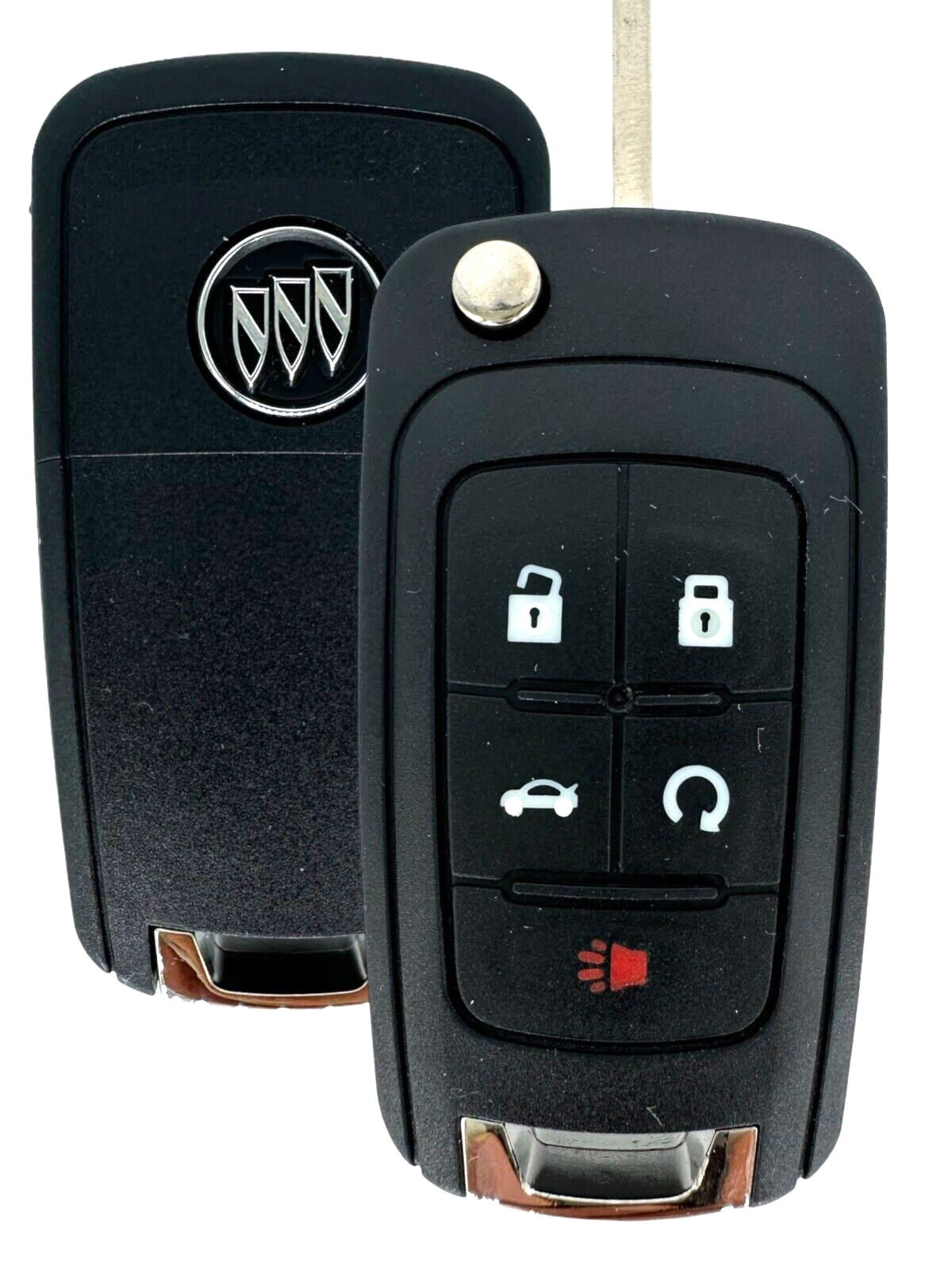 New Flip Key Remote Start Key Fob for Buick Lacrosse Encore Regal ...