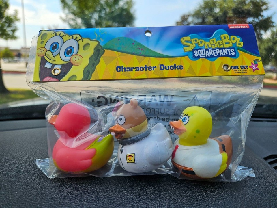 Nickelodeon SpongeBob SquarePants Rubber Ducks Character Fun - 6 ct. | eBay