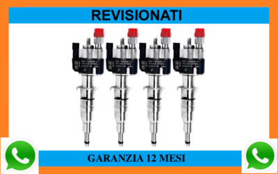 4 Iniettori VDO BMW N43 N53 13537589048 13537565137 13537585261 ...
