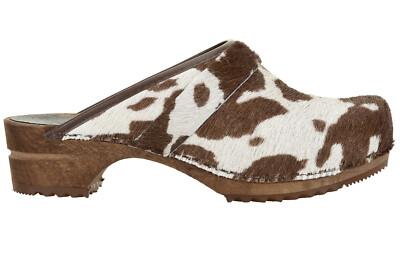 Sanita 'Brown Cow' Danish Clogs (1706199) | eBay Australia