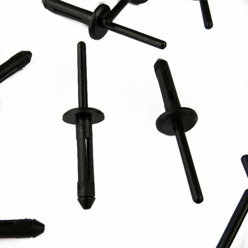 50 Nylon Blind Rivet Front Bumper Cover Clip 3/16" Hole For Dodge For ...